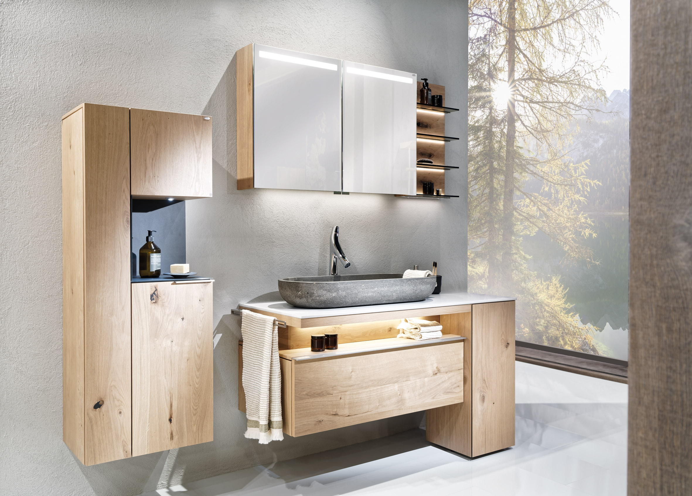 Schränke bieten Schutz: