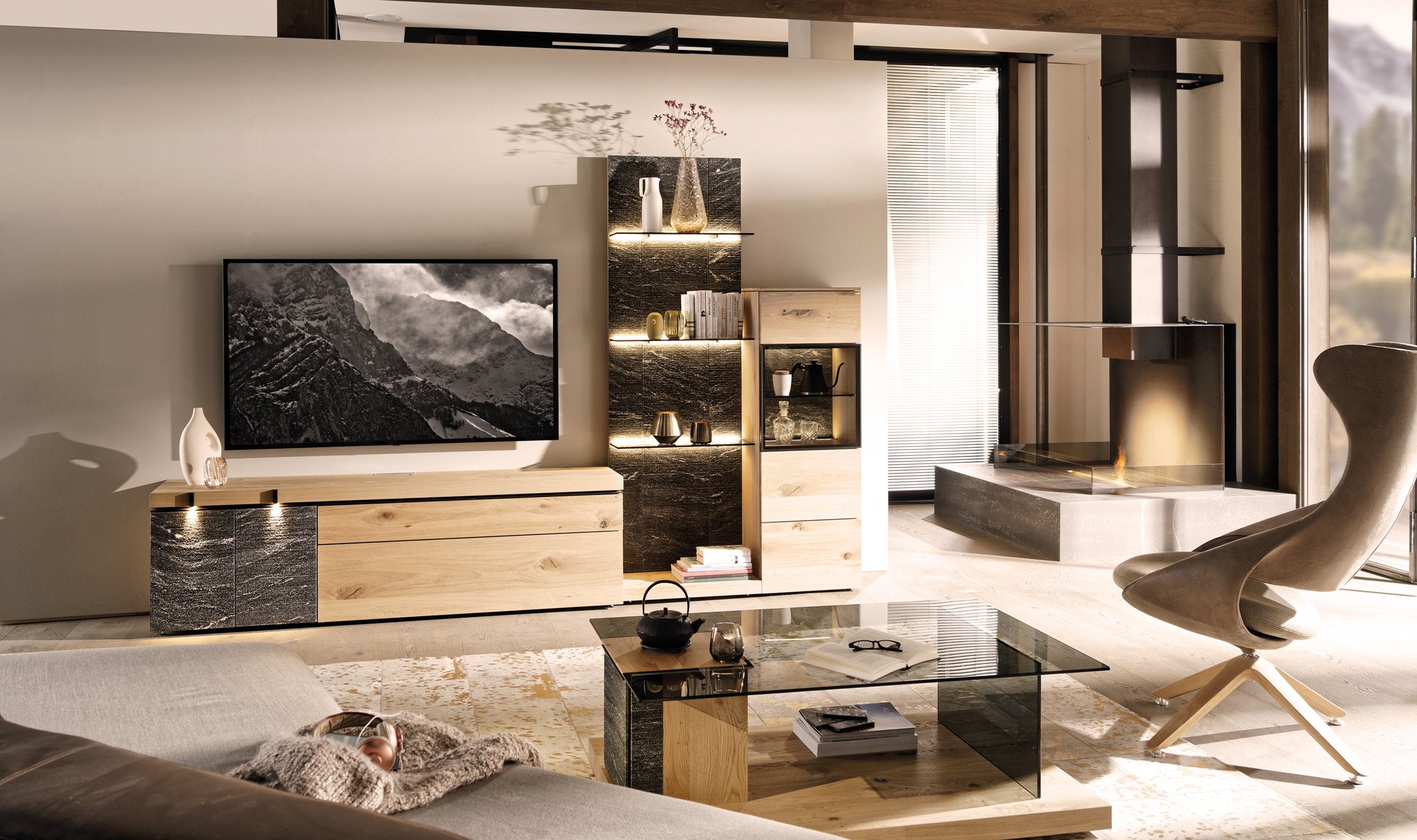 Alpine Holzmöbel für zuhause